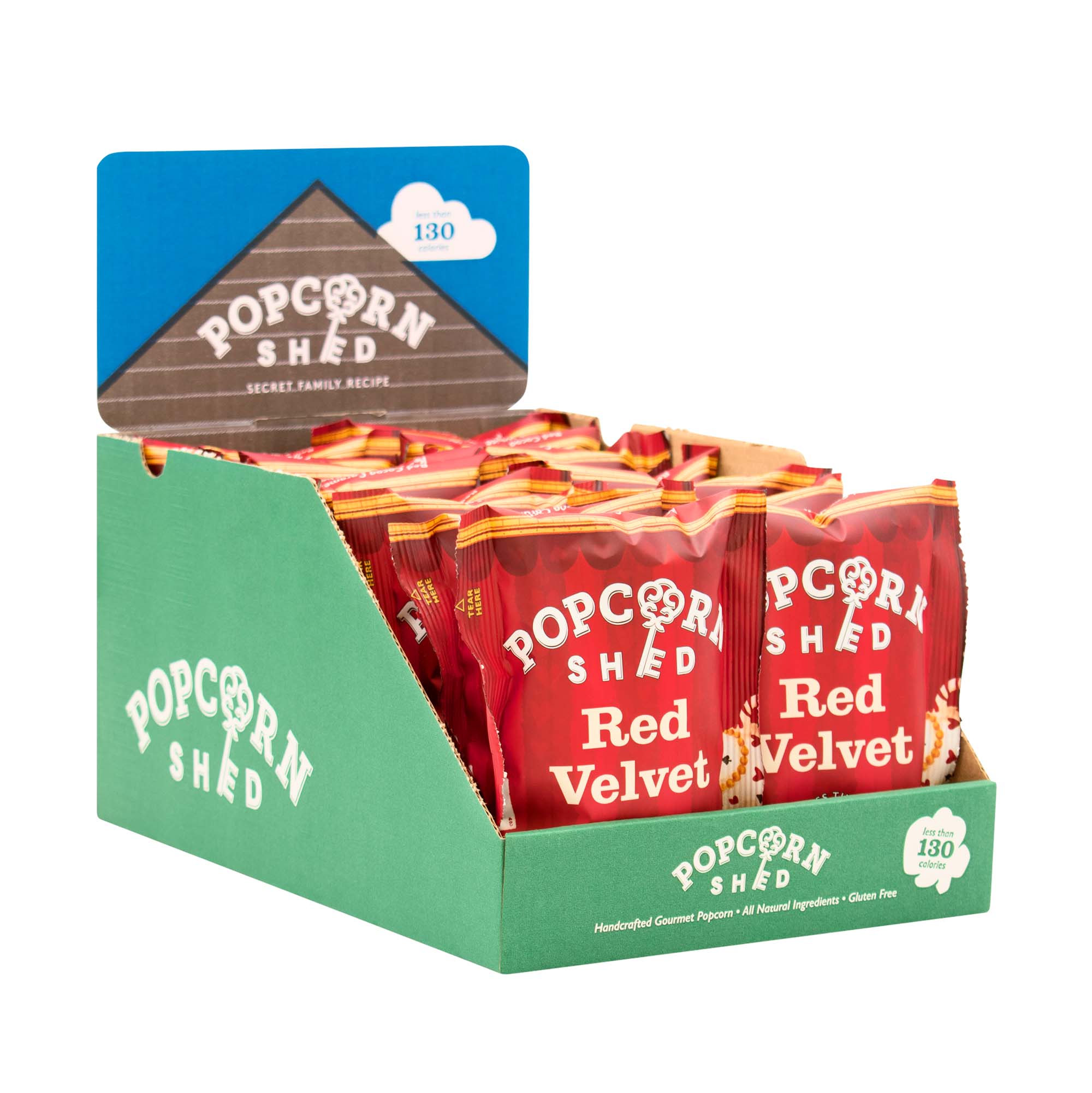 Red Velvet Gourmet Popcorn Snack Packs | Popcorn Shed – Popcorn Shed US