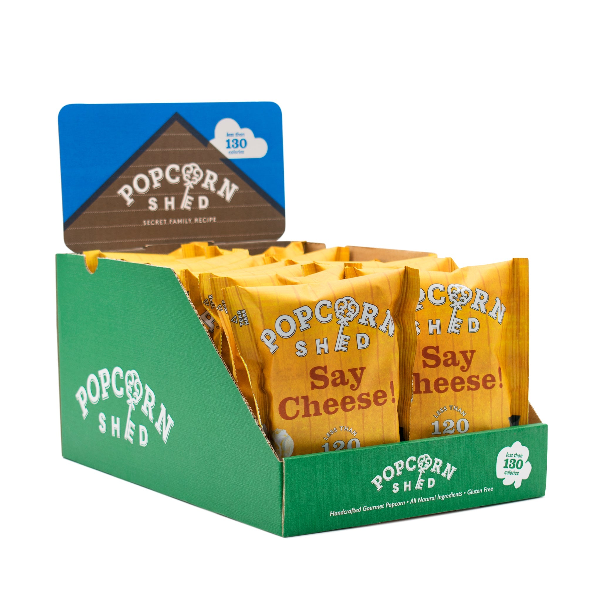 Cheddar Cheese Flavoured Popcorn Snack Packs | Popcorn Shed – Popcorn Shed US